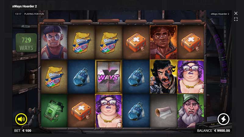 ⋙ xWays Hoarder 2 slot game: Review, Demo, How to Play & Win